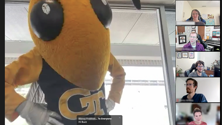 Buzz Delivers a Jolt of School Pride as Part of Inaugural OMSCS Welcome ...